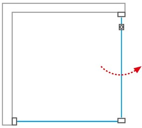 Roth Proxima Line obdélníkový sprchový kout 100 x 90 x 200 cm brillant transparent PXDO1N/1000_PXBN/900_br_tr Koupelny Bernold