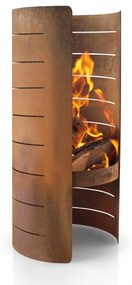Ohniště firecylinder z cortenové oceli výška 66,5cm eva solo