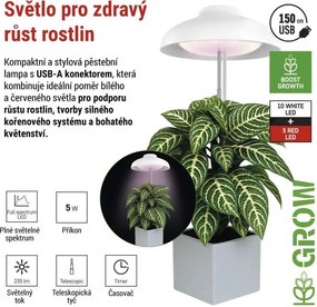 EMOS Bílá LED pěstební lampička 5W Z7901