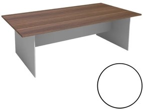 Jednací stůl PRIMO FLEXI, 2400 x 1200 mm, hranatý, bílá
