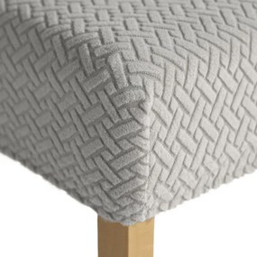 Potah na židli D91 08 stříbrný