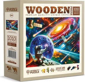 Wooden city dřevěné puzzle objevování vesmíru 1010 dílků