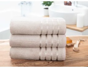 Bambusový ručník 50 × 100 cm ‒ Noemi latté