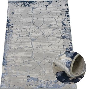 BE Koberec Allianz 6308 NAVY - tmavě modrý obdélníkový Rozměr: 60x100 cm