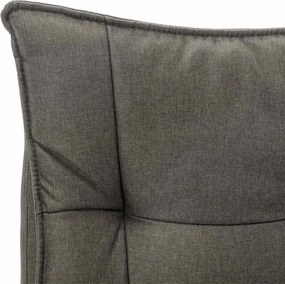 Masážní kancelářská židle šedá textil 20372
