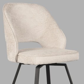 LABEL51 Jídelní židle LEWIS krémová IH-50.193