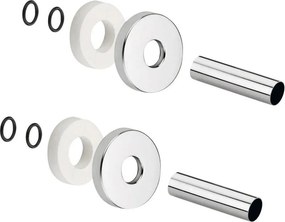 Sapho Set krycích rozet broušený nerez CP6535