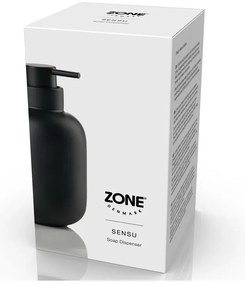 Černý kameninový dávkovač mýdla 300 ml Sensu – Zone