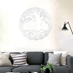 dřevo života Dřevěný strom NIAMH Zvolte rozměr (cm): 40, Zvolte barvu dekoru: Bílá