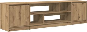 TV skříňka dub artisan 188,5x41x50 cm kompozitní dřevo 3328425