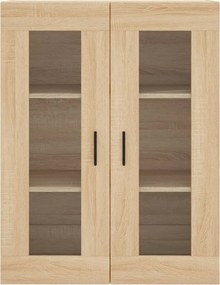 Skříň highboard dub sonoma 69,5 x 34 x 180 cm kompozitní dřevo 3198676