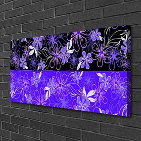 Obraz na plátně Abstrakce Vzory Květiny Art 125x50 cm