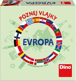 DINO Hra Poznej vlajky Evropa karetní *SPOLEČENSKÉ HRY* dn622616