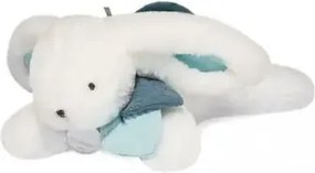 Doudou Dárková sada - Plyšový králíček s tmavě modrou bambulkou 25 cm