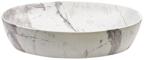 Invena Kafe, umyvadlo na desku 620x420x140 mm, imitace kamene-béžová matná, INV-CE-62-721-C