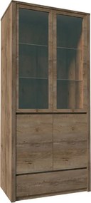 Obývací stěna s komodou MONTANA d | 6 dílů | 280 cm + 140 cm + 120x60 cm | lefkas