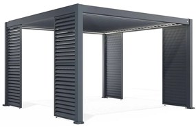 Pergola elektrická  PRIME s osvětlením - modulární 400 x 400
