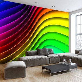 Fototapeta - Rainbow Waves