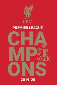 Plakát, Obraz - Liverpool FC - Champions 2019/20 Logo, (61 x 91.5 cm)