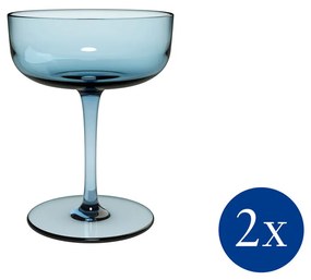 Sada širokých sklenic na šampaňské z kolekce LIKE GLASS ICE, 2 ks