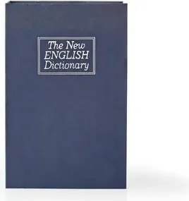 Nedis Trezor modro-stříbrná / Book Safe / Zámek / Vnitřní / Střední /