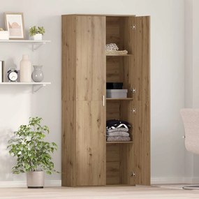 Vysoký bufet 70 x 33,5 x 180 cm Kompozitní dřevo Artisanový dub 3365565