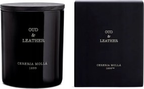Vonná svíčka 230 g Oud & Leather Cereria Molla