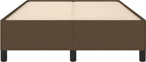 Rám postele bez matrací tmavě šedá 120x190 cm textil 3269634