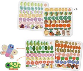 Kreativní sada – koláž z měkké plsti - stromy během ročních období
