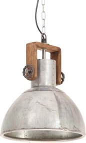 Industriální závěsné svítidlo 25 W stříbrné kulaté 30 cm E27 320530