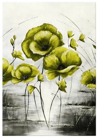 Gario Ručně malovaný obraz Žluté Vlčí máky Rozměry: 70 x 100 cm