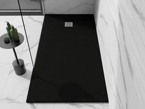 Mexen Stone+ obdélníková kompozitní sprchová vanička 200 x 90 cm, černá - 44709020