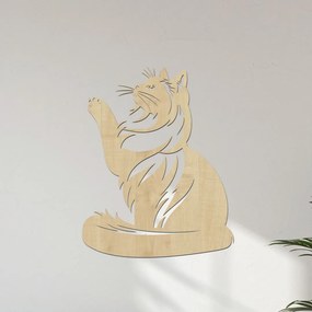 dřevo života Dřevěný obraz Ragdoll Zvolte rozměr (cm): 32x40, Zvolte barvu dekoru: Javor