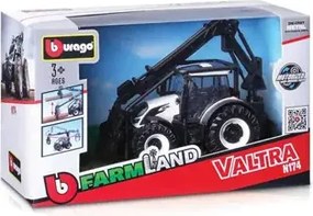 Bburago FARMLAND Lesní traktor se 3 kládami Traktor Valtra N174 / 10 c
