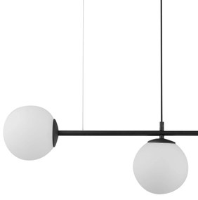 TK-LIGHTING Závěsné osvětlení CELESTE, 3xE27, 60W, koule, černobílé 6218