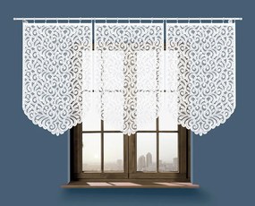 Panelová dekorační záclona na žabky ANIKA, bílá, šířka 75 cm výška od 120 cm do 160 cm (cena za 1 kus panelu) MyBestHome Rozměr: 75x140 cm