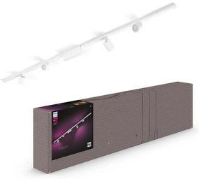 Philips-SADA 4xLED RGB Stmívatelné svítidlo do lištového systému Hue LED RGB/20,8W/230V