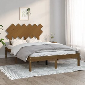 vidaXL Rám postele 120 x 200 cm masivní dřevo [3104865] Barva: medová hnědá