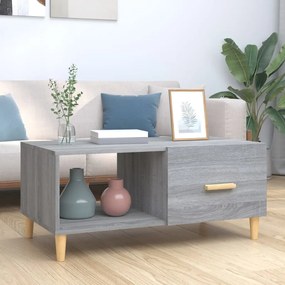 Konferenční stolek šedý sonoma 89,5x50x40 cm kompozitní dřevo