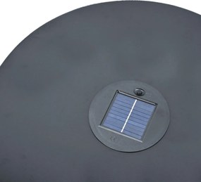 Zahradní set SOLAR 1+2 - solární podsvícení, kov, šedá