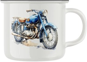 Keramický retro hrnek "Motorka", Keramický retro 400 ml