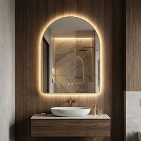 Rea Rea, Zrcadlo LED 80x60cm CAMLOT, HOM-01518