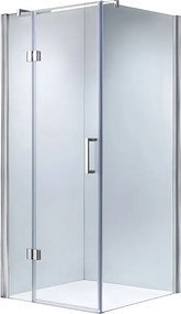 BPS-koupelny Čtvercový sprchový kout HYD-SK1390B 90x90 chrom/transparent - bez vaničky