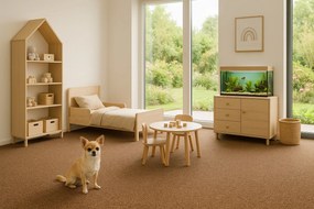 Condor Carpets, Metrážový koberec Rambo-Bet 60, na míru, šíře 4m, hnědá, filc, kuchyně