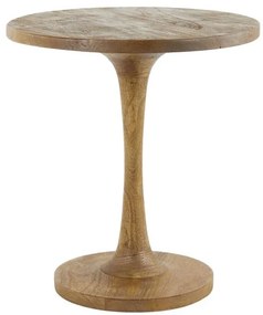 Kulatý dřevěný bistro stolek Bicaba - Ø50*55 cm