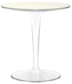 Kartell - Konferenční stolek Tip Top Glass - 48,5 cm