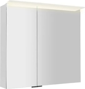 Sapho Sapho, LINEX galerka s LED osvětlením, 80x70x15cm, bílá, LX080-0030