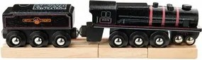 Bigjigs Rail Dřevěná replika lokomotivy Black 5 engine / od 3 let