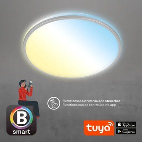 Briloner 3065-014 - LED Stm stropní svítidlo IVY 42W/230V Wi-Fi Tuya pr.49 cm+DO