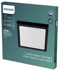 Philips - LED Stropní svítidlo MAGNEOS LED/20W/230V 2700K černá